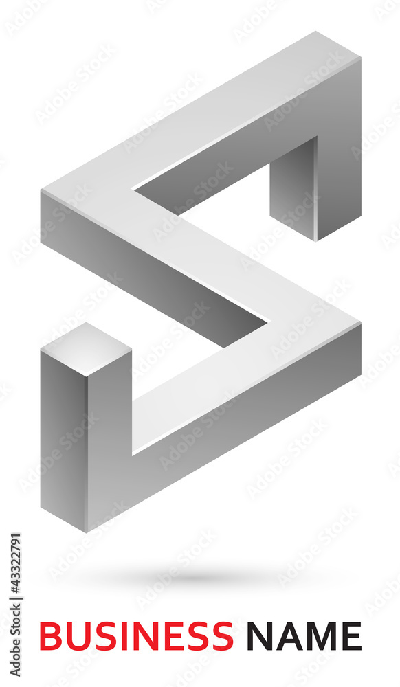 Alphabet logo element - letter S Stock Vector | Adobe Stock