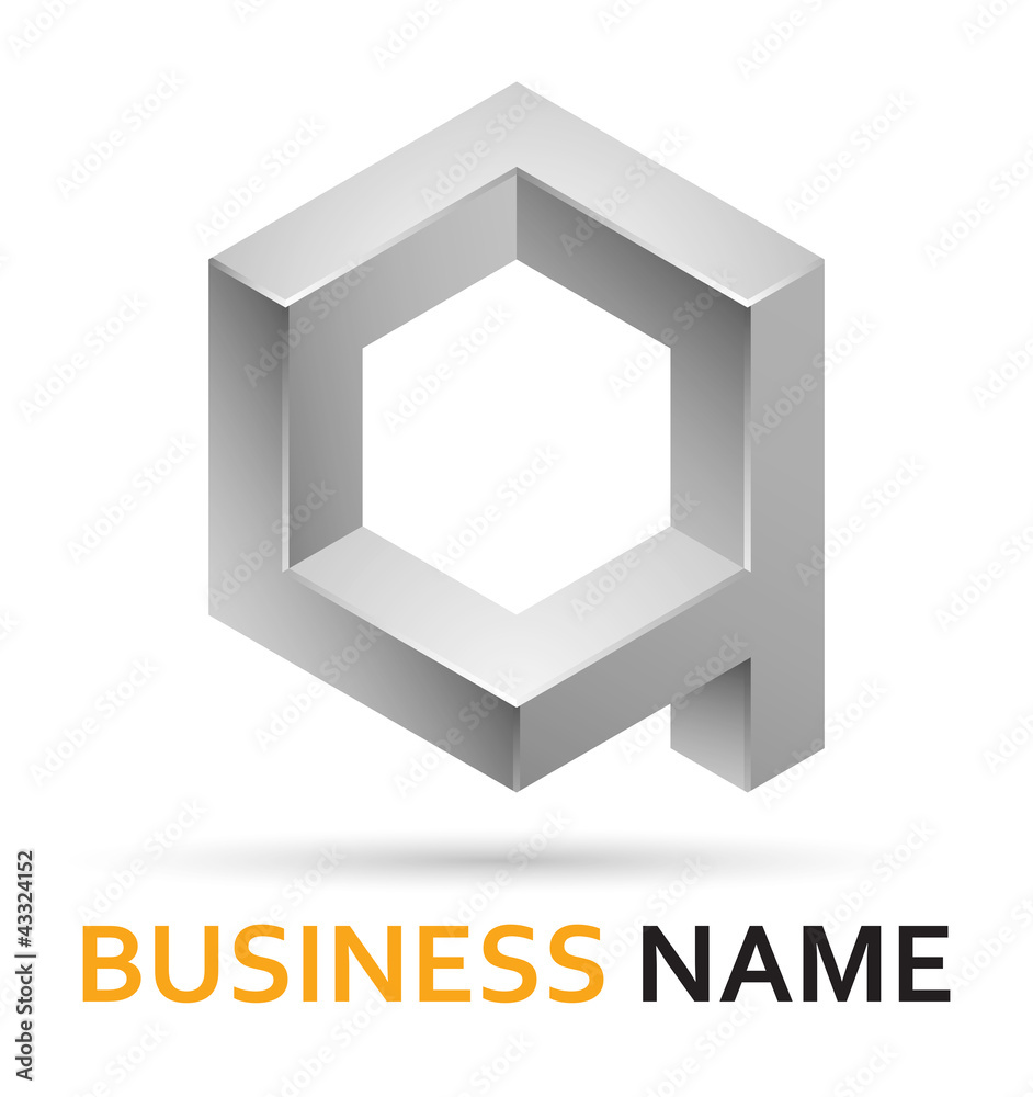 Alphabet logo design - lower-case letter a or alpha Stock Vector ...