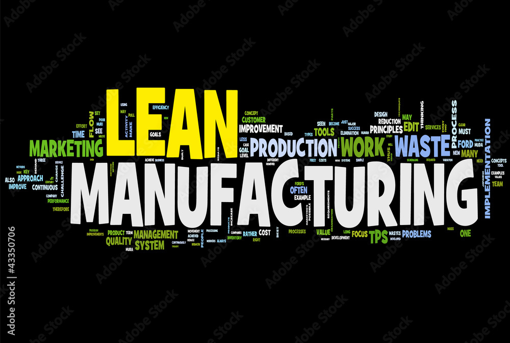 Lean Manufacturing Stock Illustration | Adobe Stock