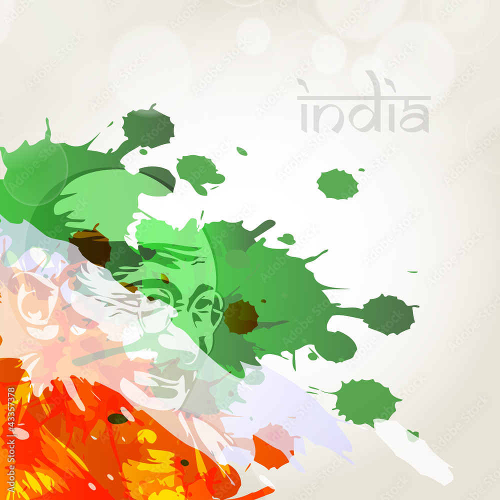 Creative Indian Flag background. EPS 10. Stock Vector | Adobe Stock