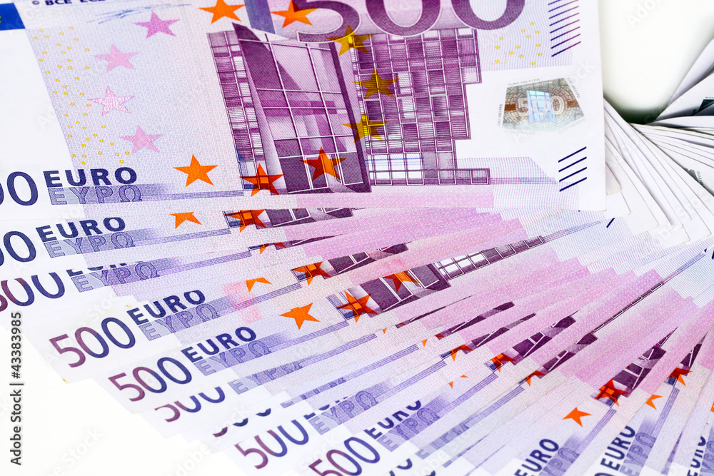 500 Euro Scheine Stock-Foto | Adobe Stock