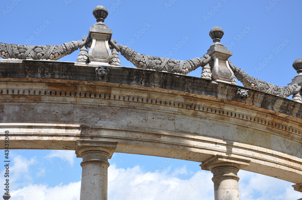 Architecture neoclassical style buildings arches and columns Stock ...