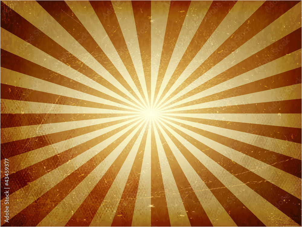 Distressed light burst vector background Stock Vector | Adobe Stock