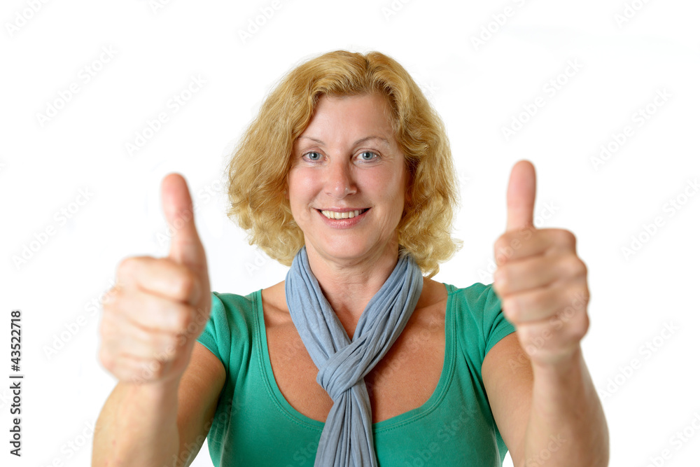 Daumen hoch Stock Photo | Adobe Stock