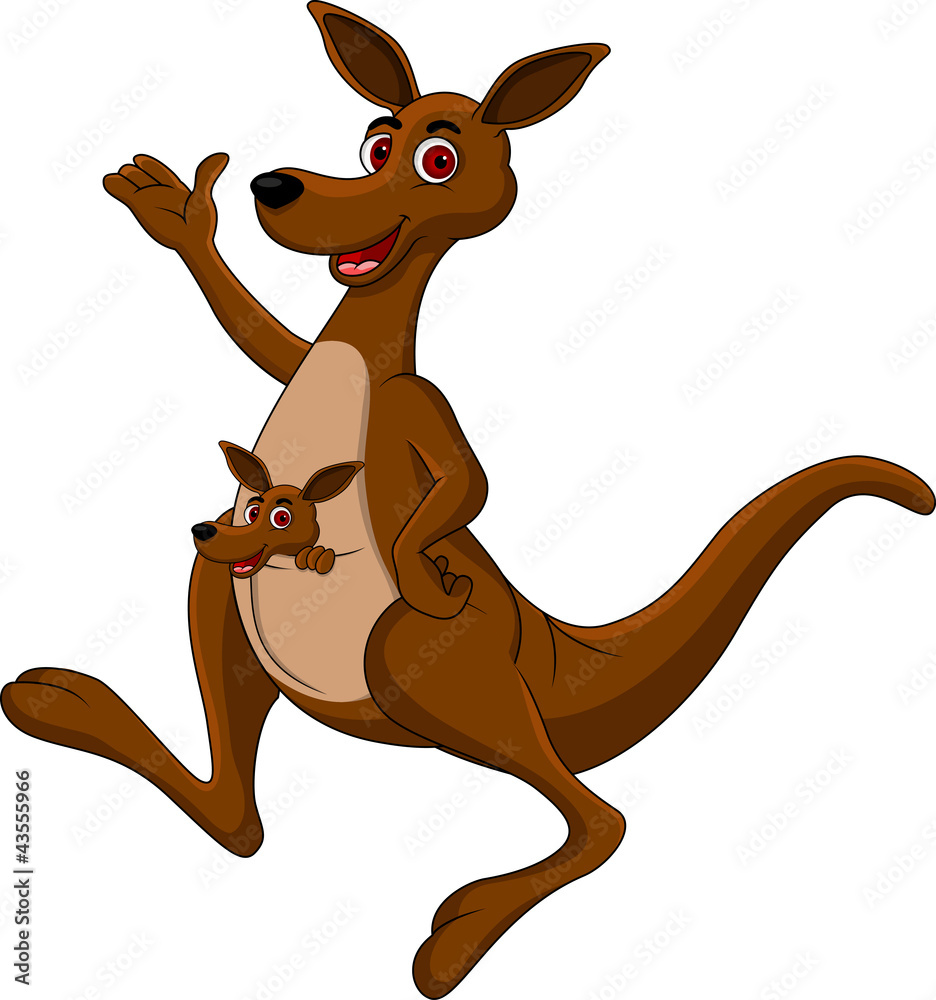 Baby Joey Kangaroo Cartoon