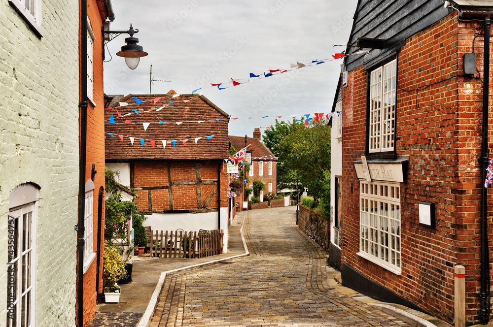 Quaint village of Hamble-le-Rice Stock Photo | Adobe Stock