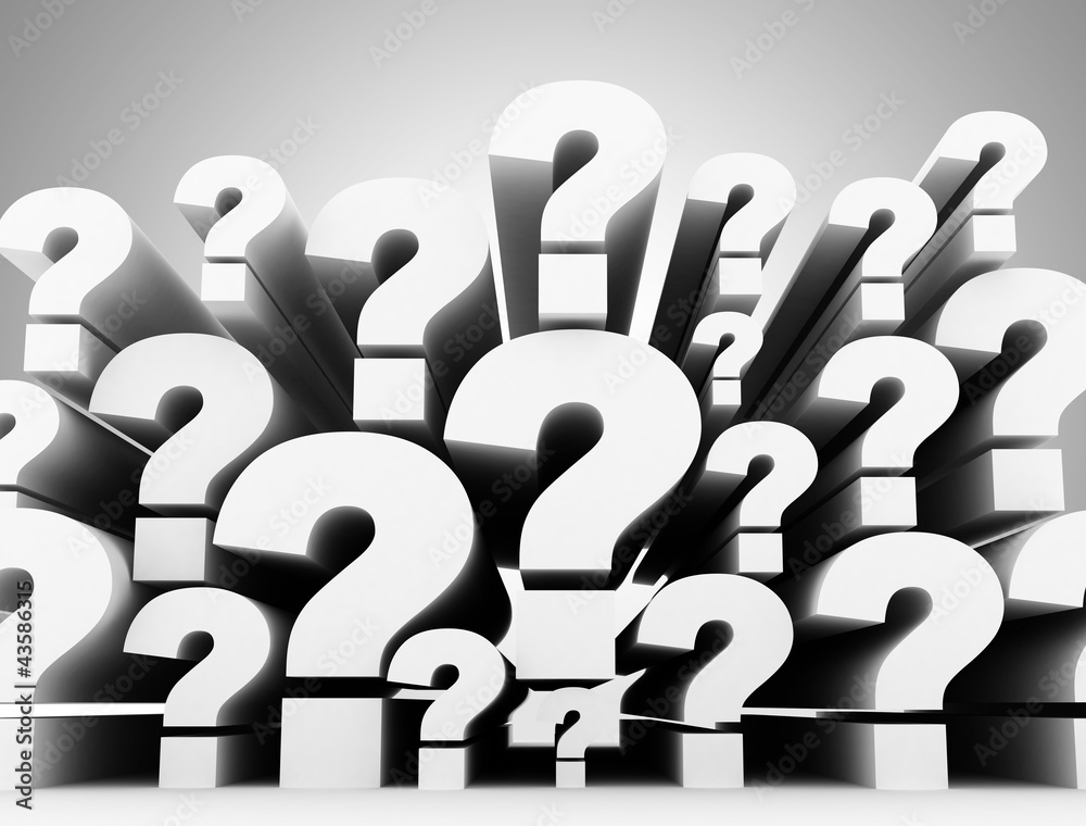 Question mark 3d background Stock Illustration | Adobe Stock