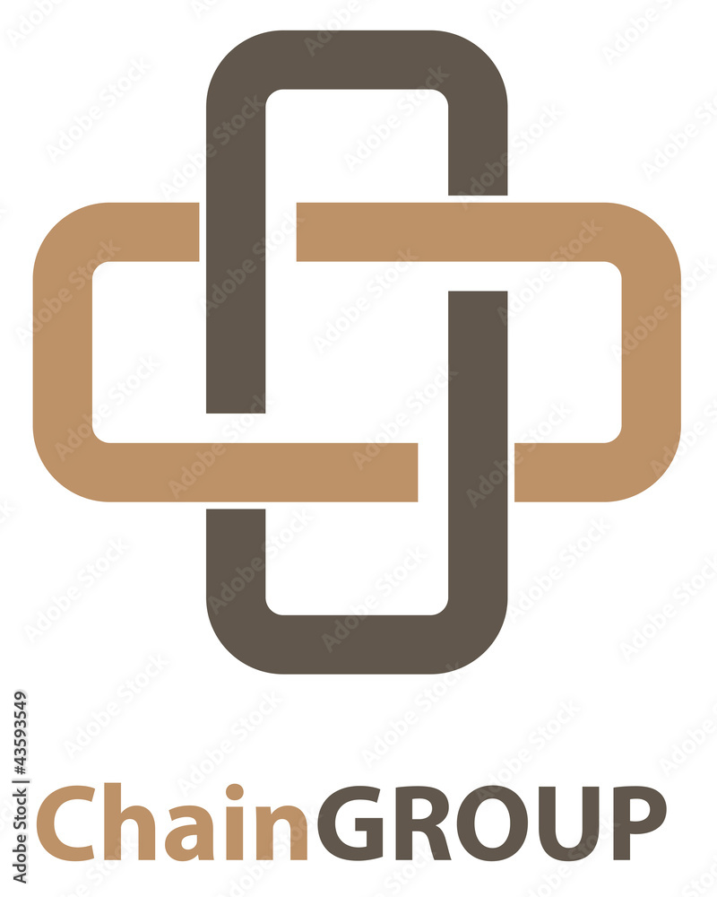 Chain logo Stock Vector | Adobe Stock