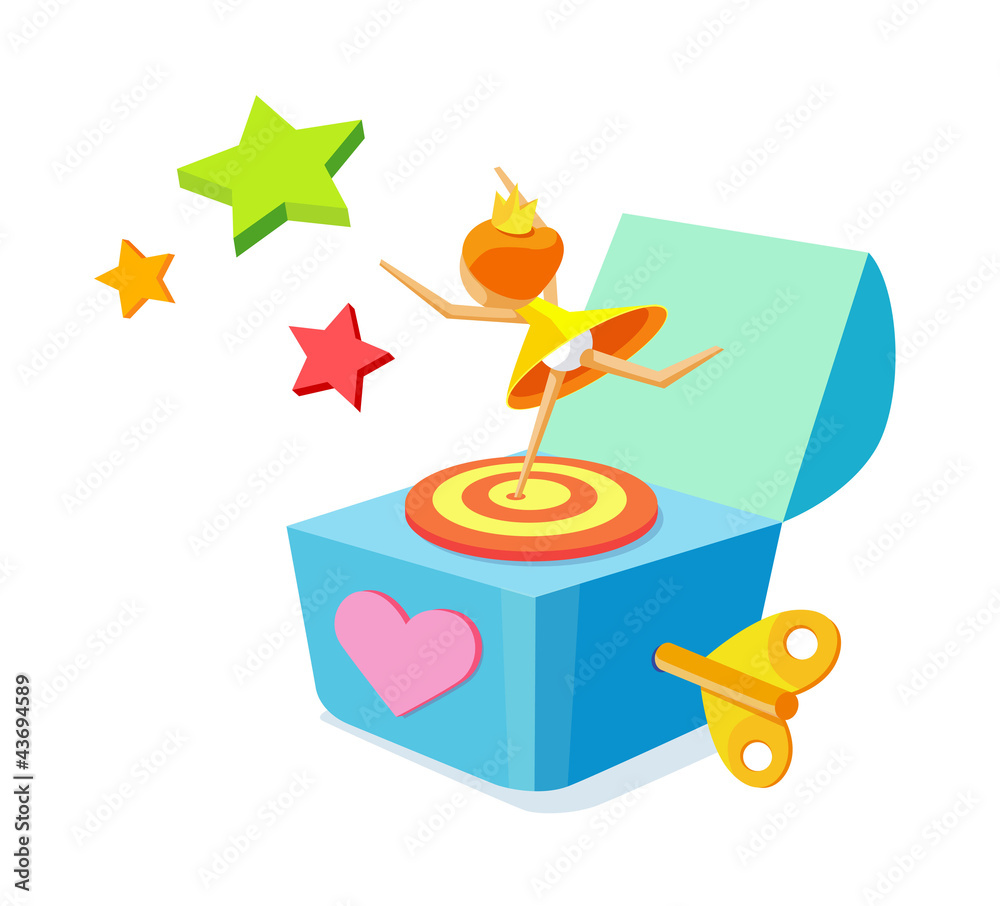 vector icon music box Stock Vector | Adobe Stock