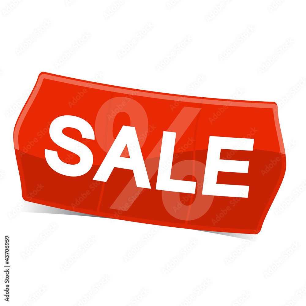SALE auf Preisschild Stock-Vektorgrafik | Adobe Stock