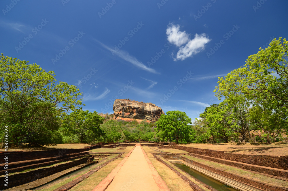 Sigiriya Lion Rock Fortress in Sri Lanka Stock Photo | Adobe Stock