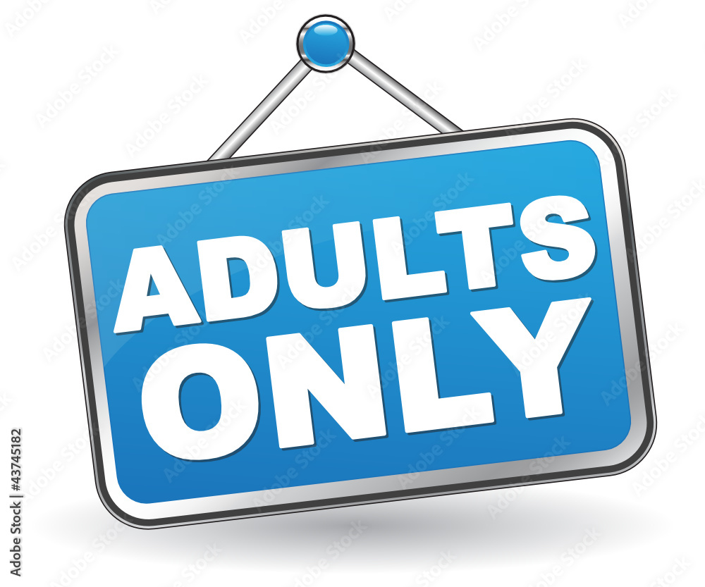 ADULTS ONLY ICON Stock Vector | Adobe Stock