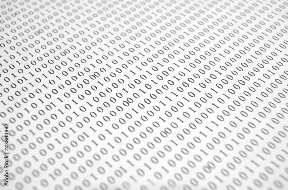 Binärcode Stock-Foto | Adobe Stock