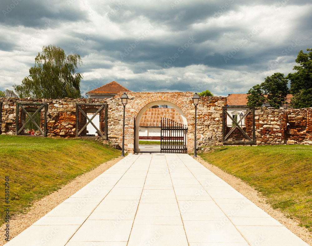Apulum Roman castra in Romania Stock Photo | Adobe Stock