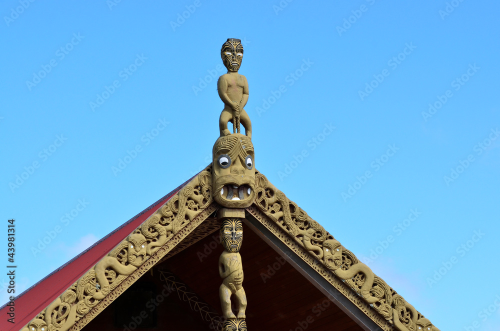 Maori Marae Stock Photo | Adobe Stock