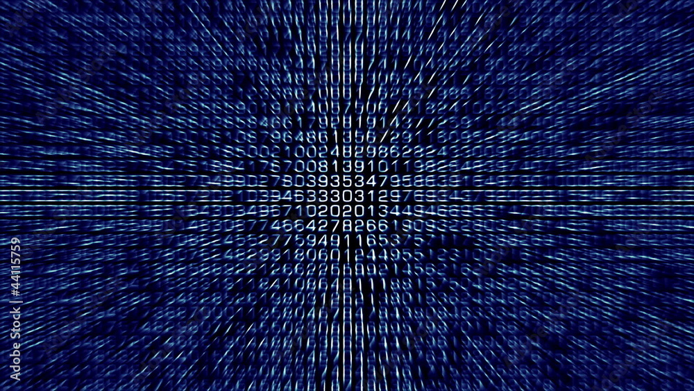 Numbers in decimal numerical system random calculations Stock-Video ...