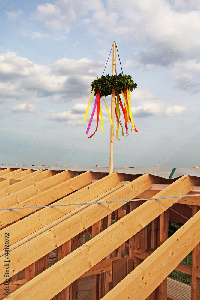 topping-out ceremony Stock Photo | Adobe Stock
