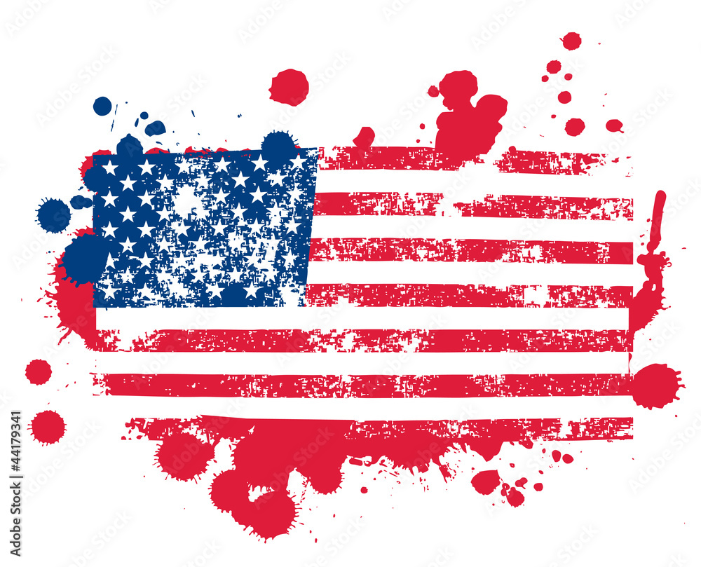 Splatter Flag Stock Vector | Adobe Stock