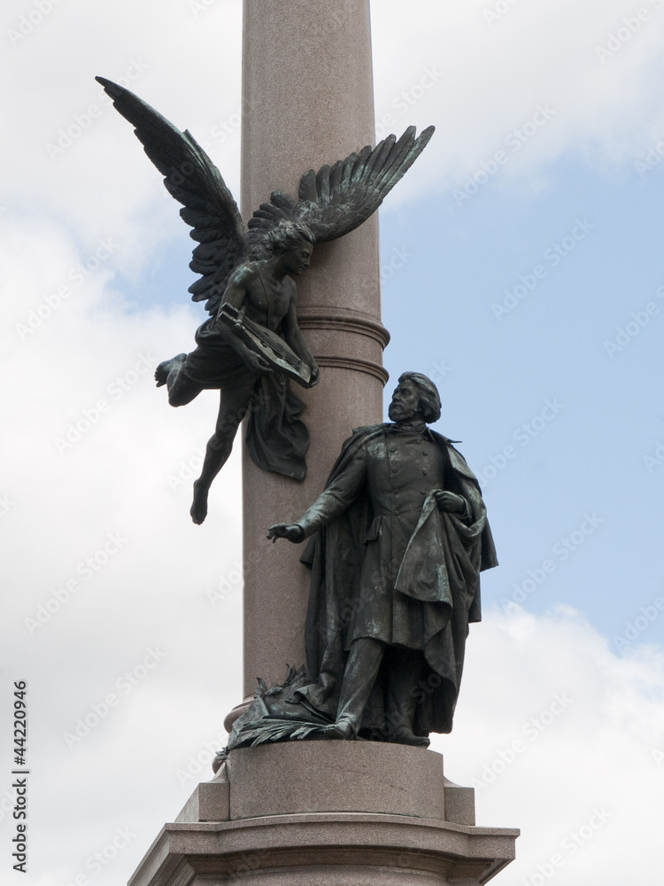Adam Mickiewicz Denkmal in Lemberg Stock Photo | Adobe Stock