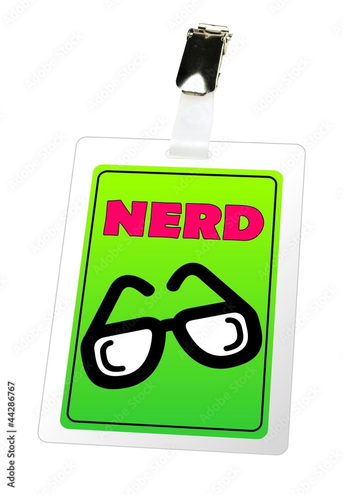 Nerd - Card Stock-Illustration | Adobe Stock