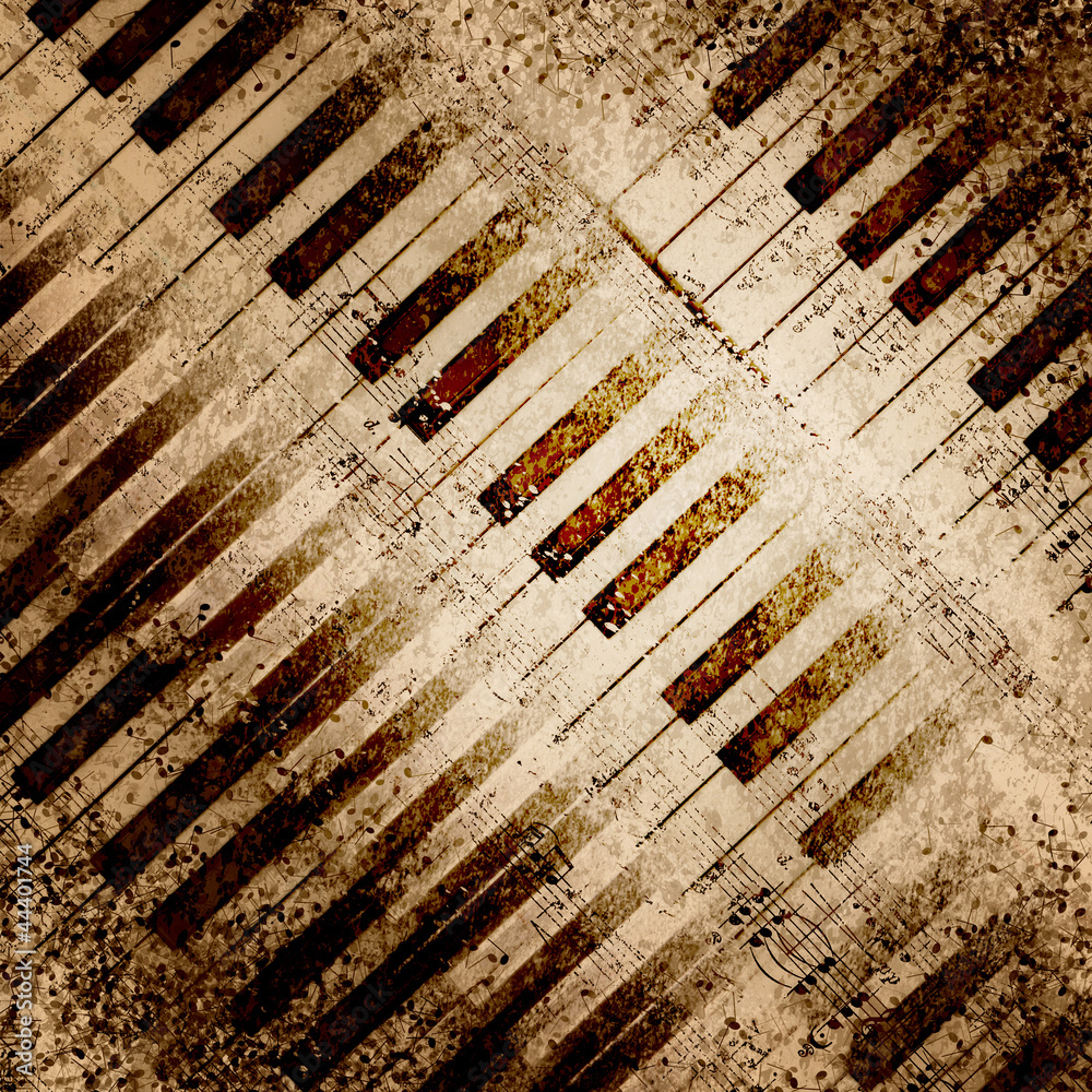 Music notes background Stock Photo | Adobe Stock