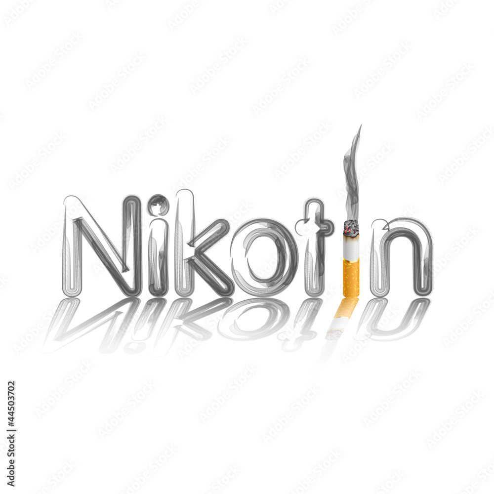 Nikotin Stock-Vektorgrafik | Adobe Stock