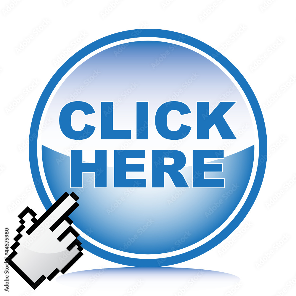 CLICK HERE ICON Stock Vector | Adobe Stock