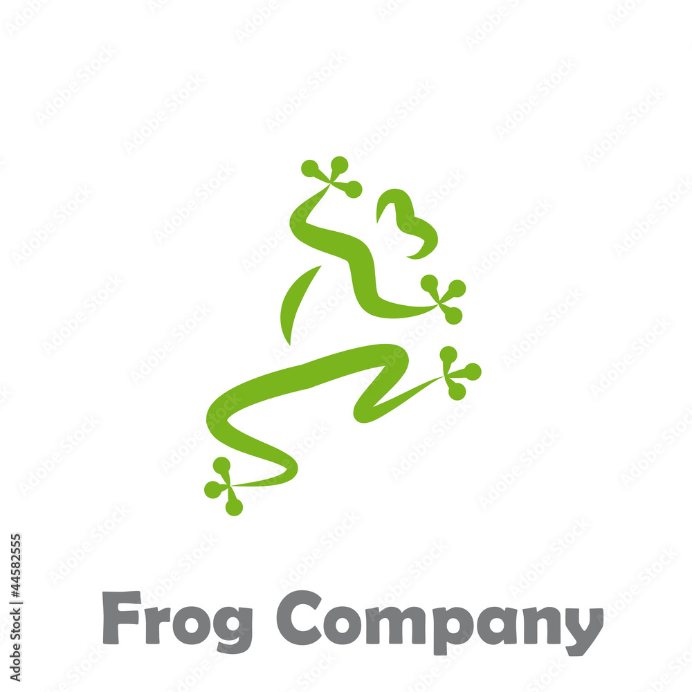 Logo Frog Company # Vector Stock Vector | Adobe Stock