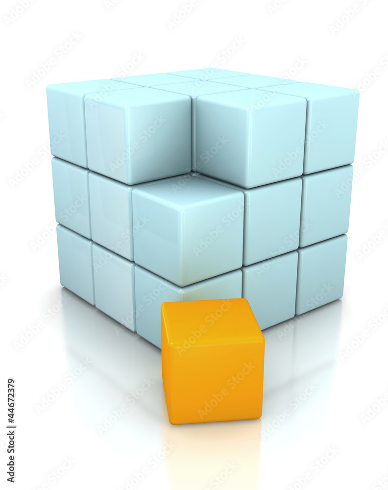 sistema cubi Stock Illustration | Adobe Stock