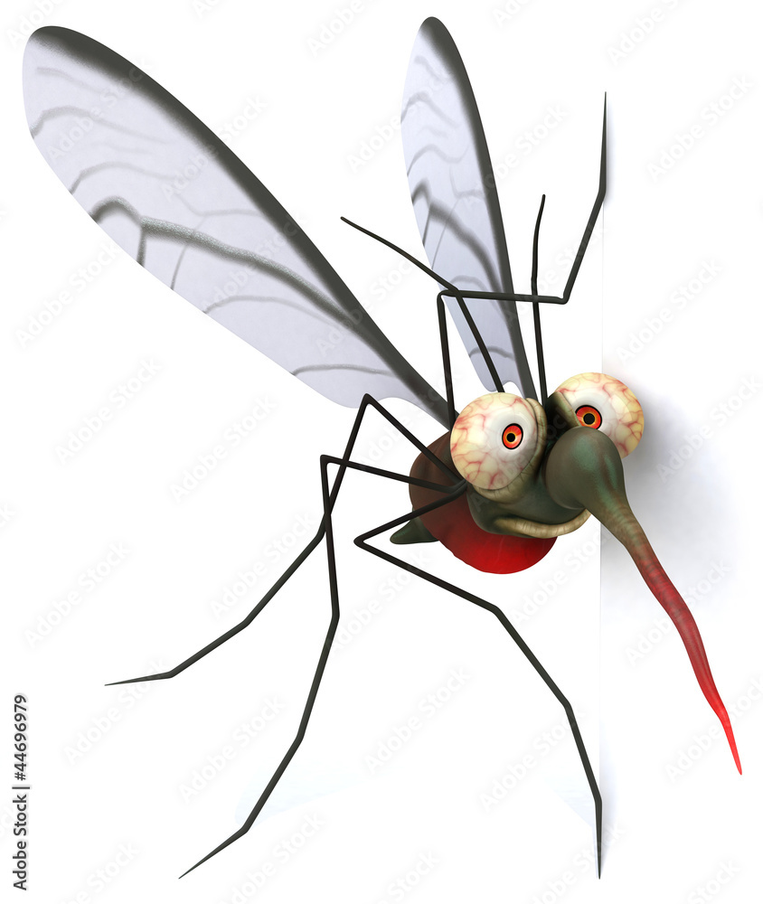 Fun mosquito Stock Illustration | Adobe Stock