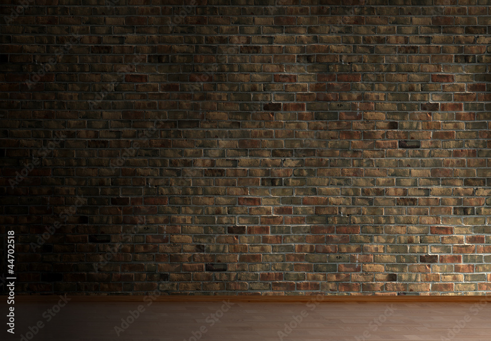 Backsteinwand Innenraum Stock-Foto | Adobe Stock