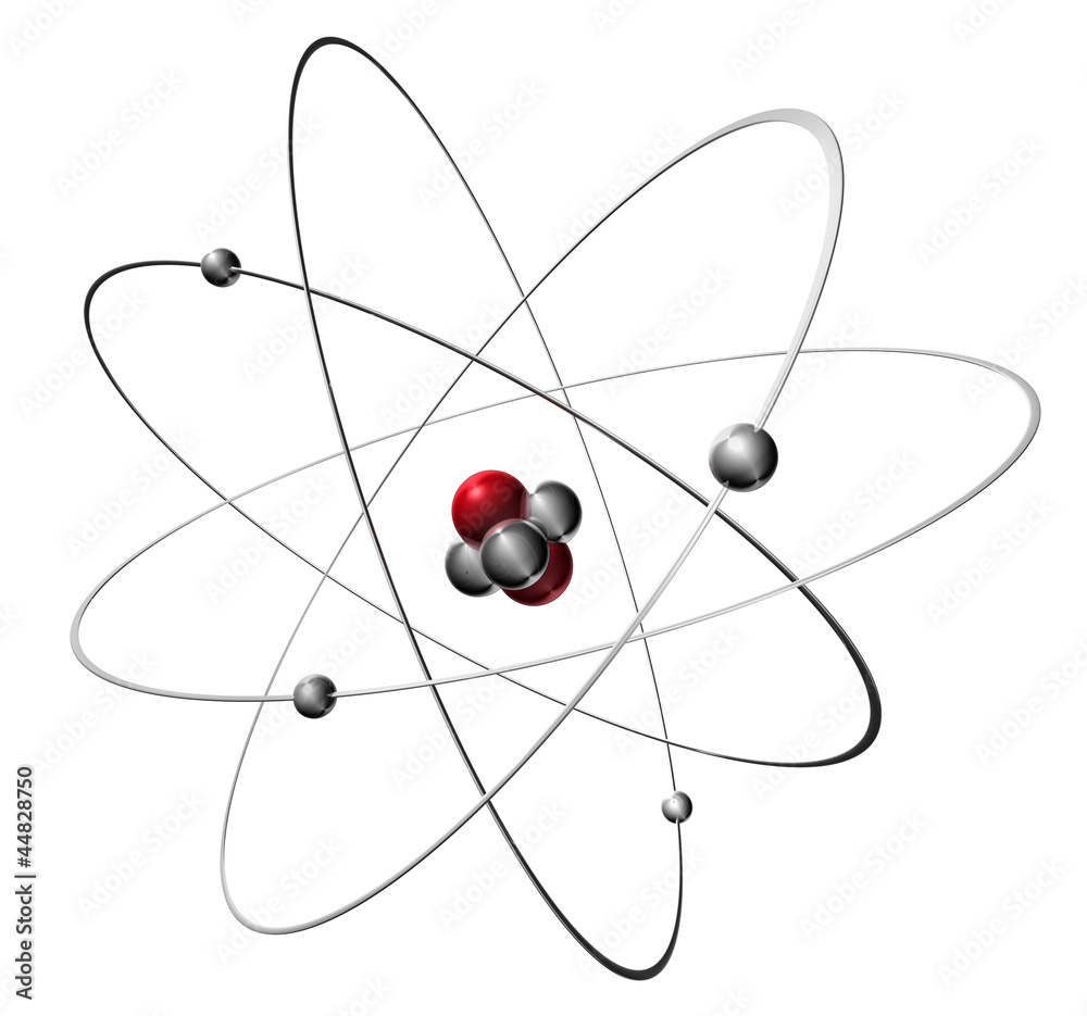 Atommodell 1 Stock-Illustration | Adobe Stock