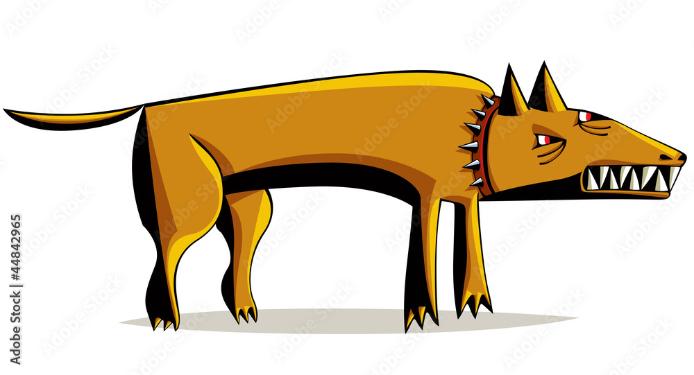 Growling Dog Clipart