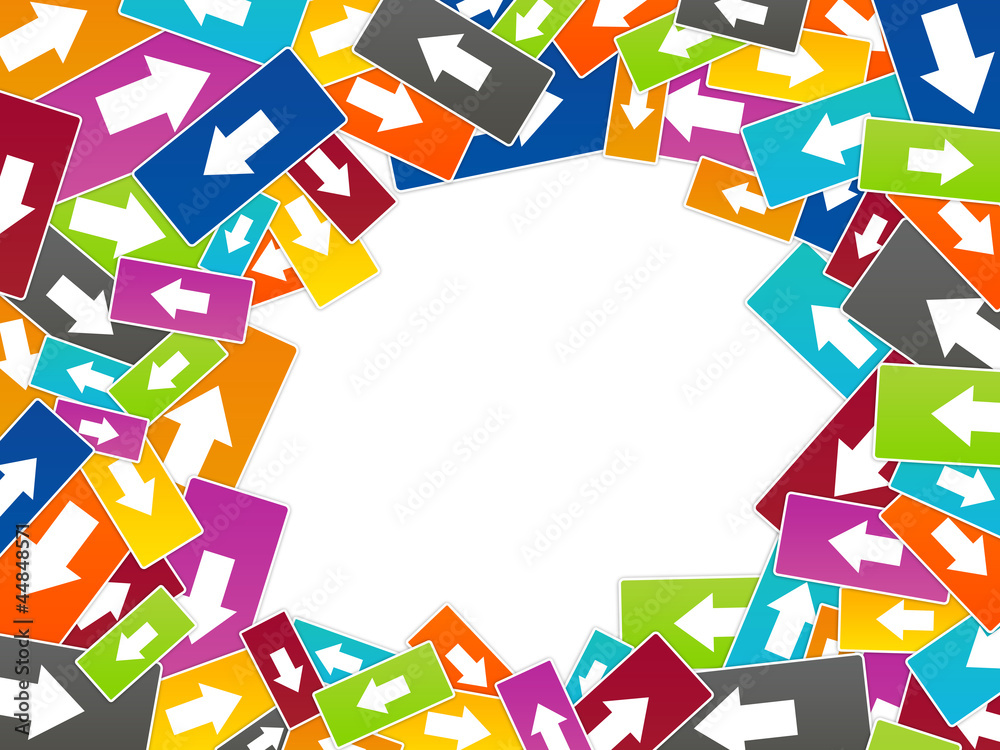 panneaux flèche - orientation Stock Illustration | Adobe Stock