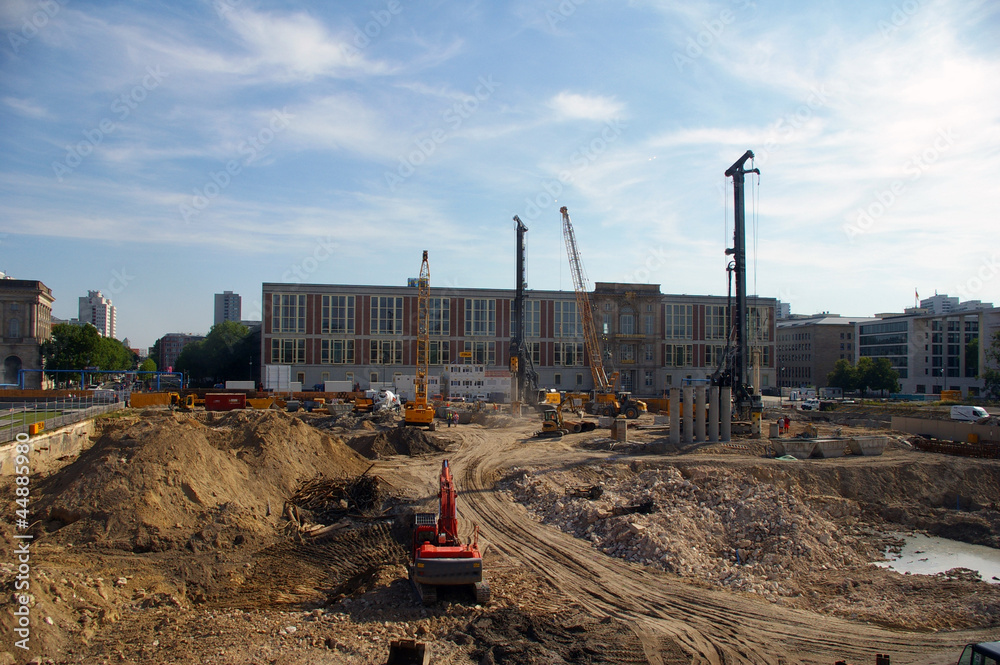 Reconstruction du château de Berlin. Stock Photo | Adobe Stock