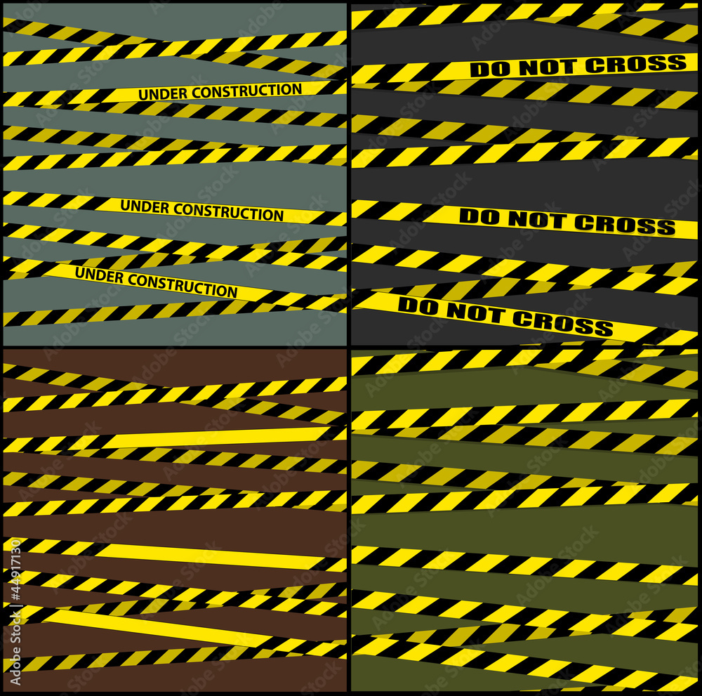 Hazard Lines Backgrounds Stock Vector | Adobe Stock