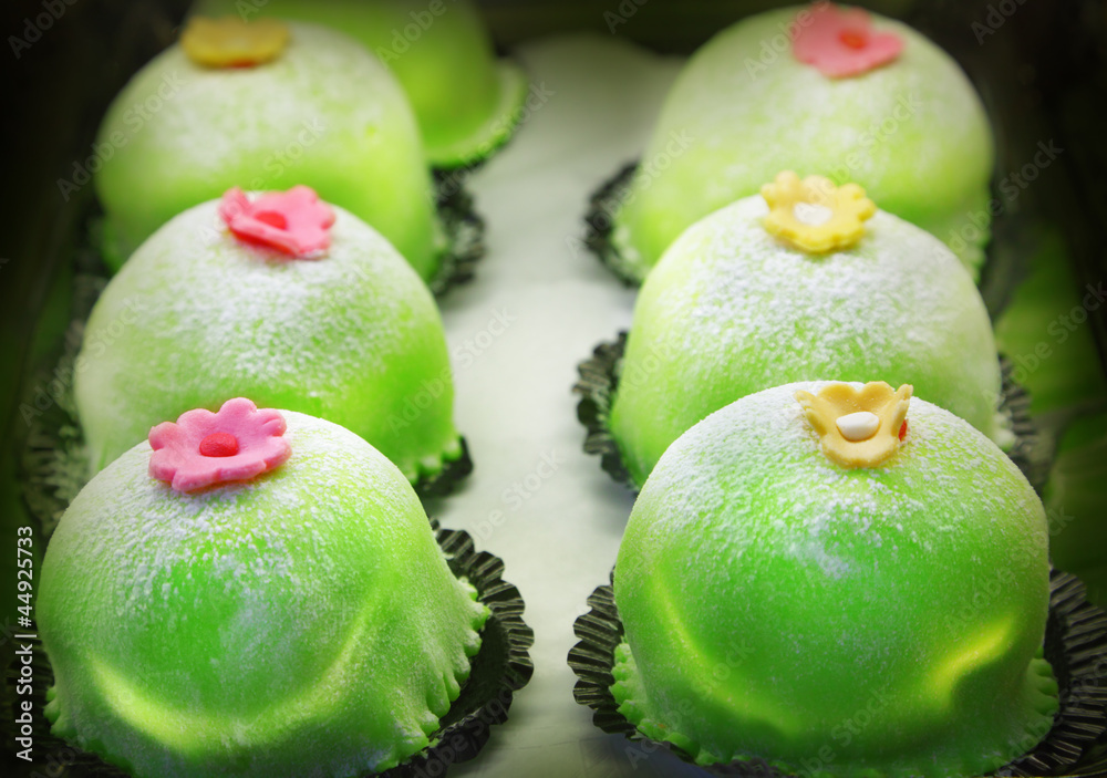 Marzipan cakes Stock Photo | Adobe Stock