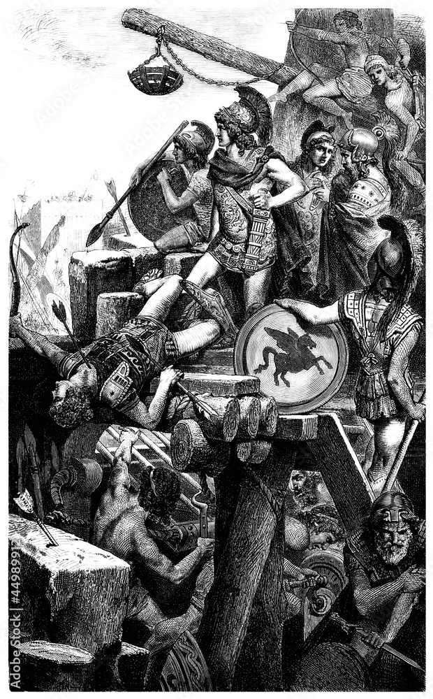 Alexander the Great - Battle - Antiquity Stock Illustration | Adobe Stock