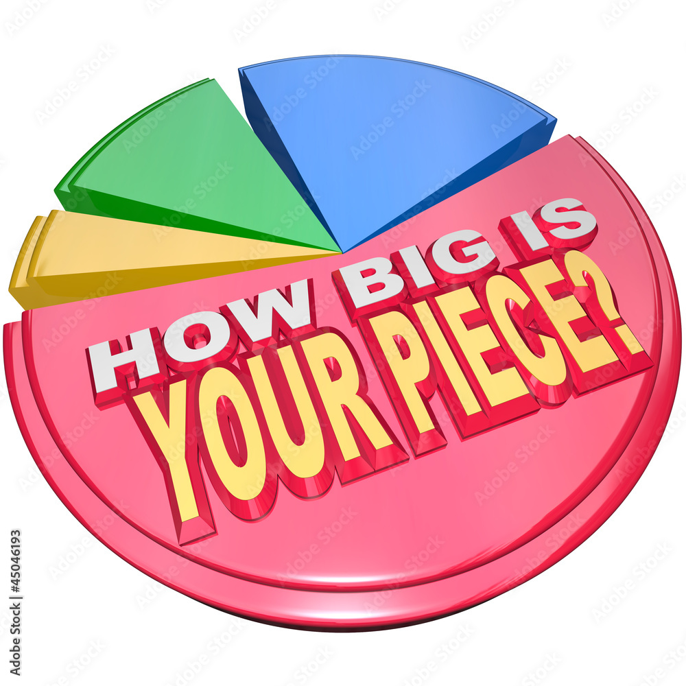 How Big Is Your Piece Pie Chart Market Chare Stock Illustration Adobe how-big-is-your-piece-pie-chart-market-chare-stock-illustration-adobe