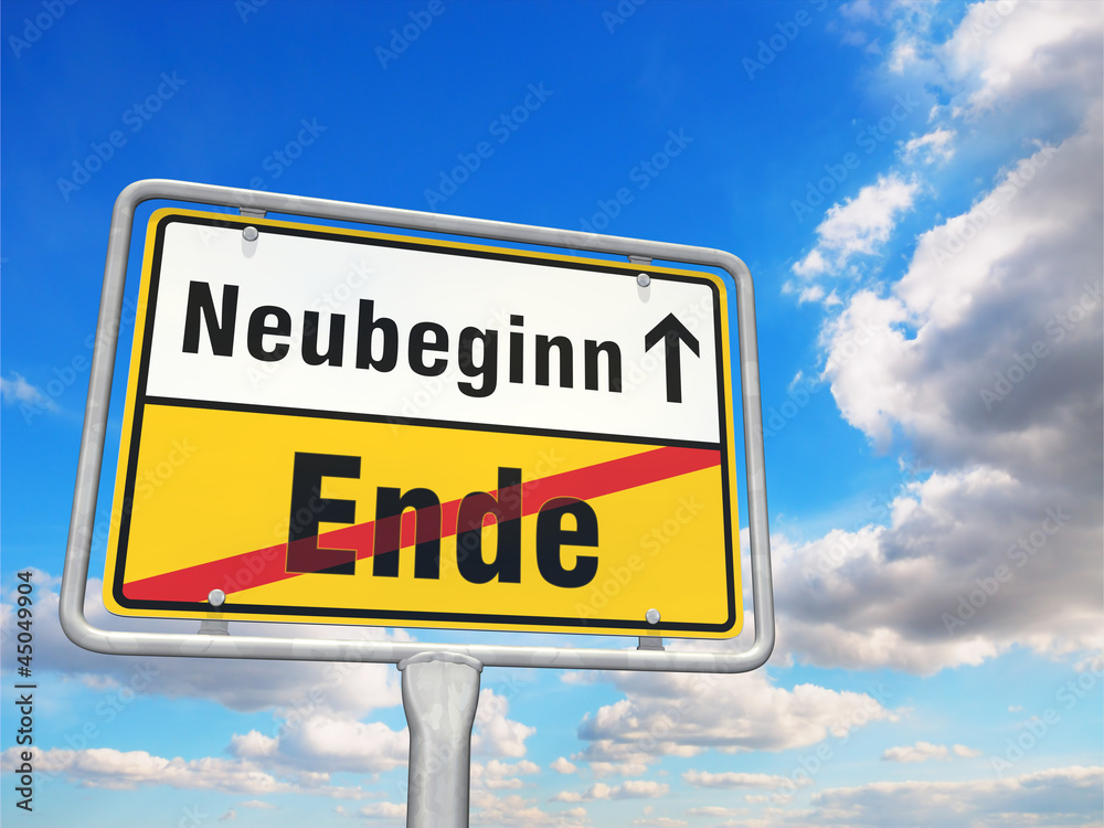 Ende & Neubeginn Stock-Illustration | Adobe Stock