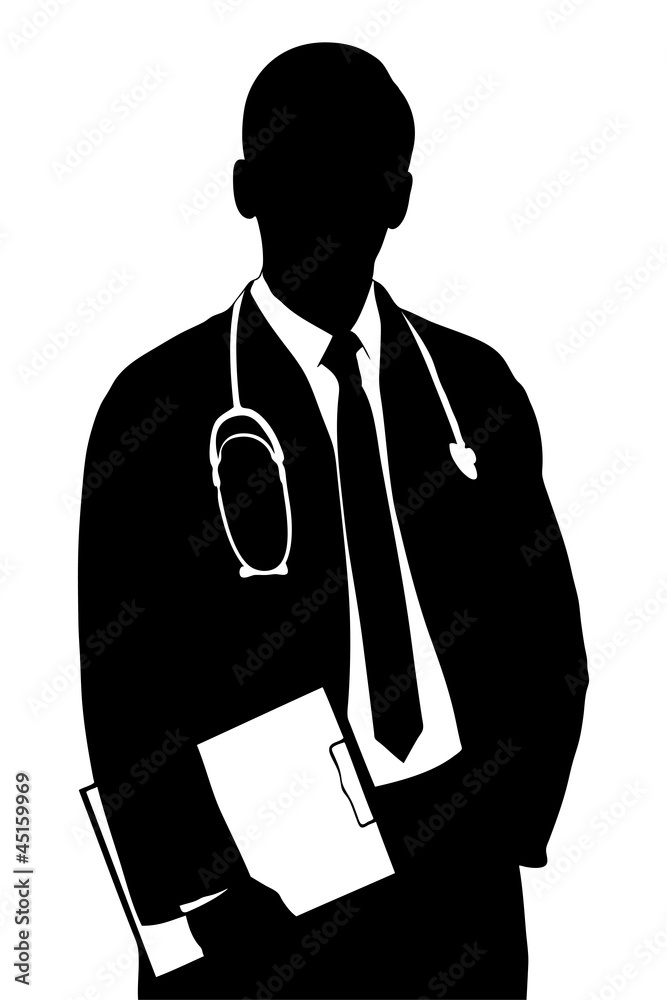Doctor Vector Silhouette