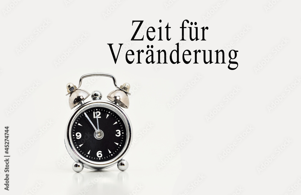 Zeit für Veränderung Stock-Foto | Adobe Stock