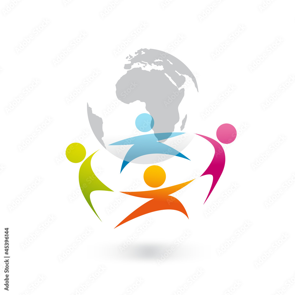 Vecteur Stock logo association, association | Adobe Stock