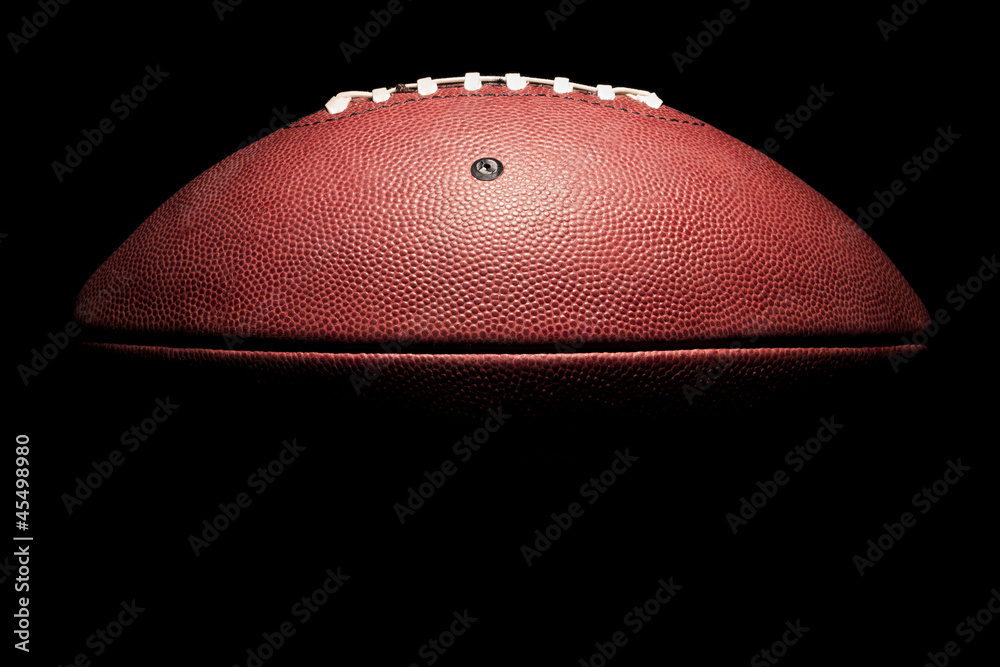 High Contrast Horizontal American Football Stock Photo | Adobe Stock