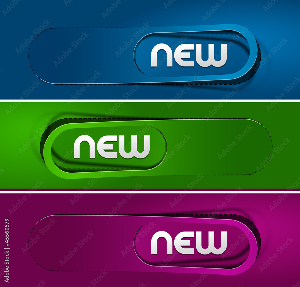 Design of advertisement labels stickers Stock Vector | Adobe Stock