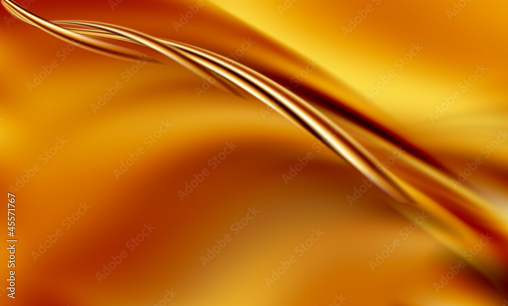 Golden Abstract Background Stock Illustration | Adobe Stock