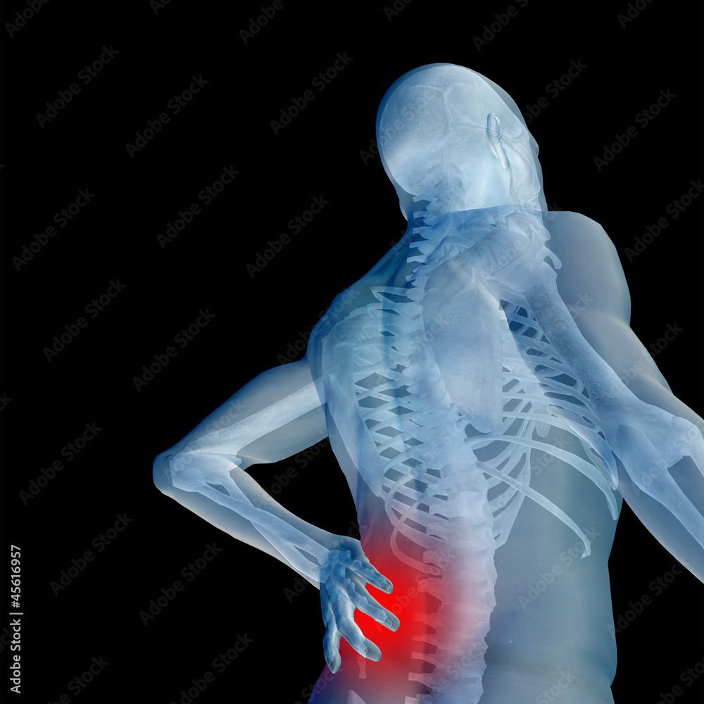High resolution conceptual 3d human anatomy isolated on black Stock ...