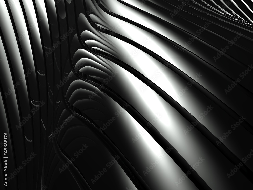 3d wavy aluminium background abstract silver pattern Stock Illustration ...