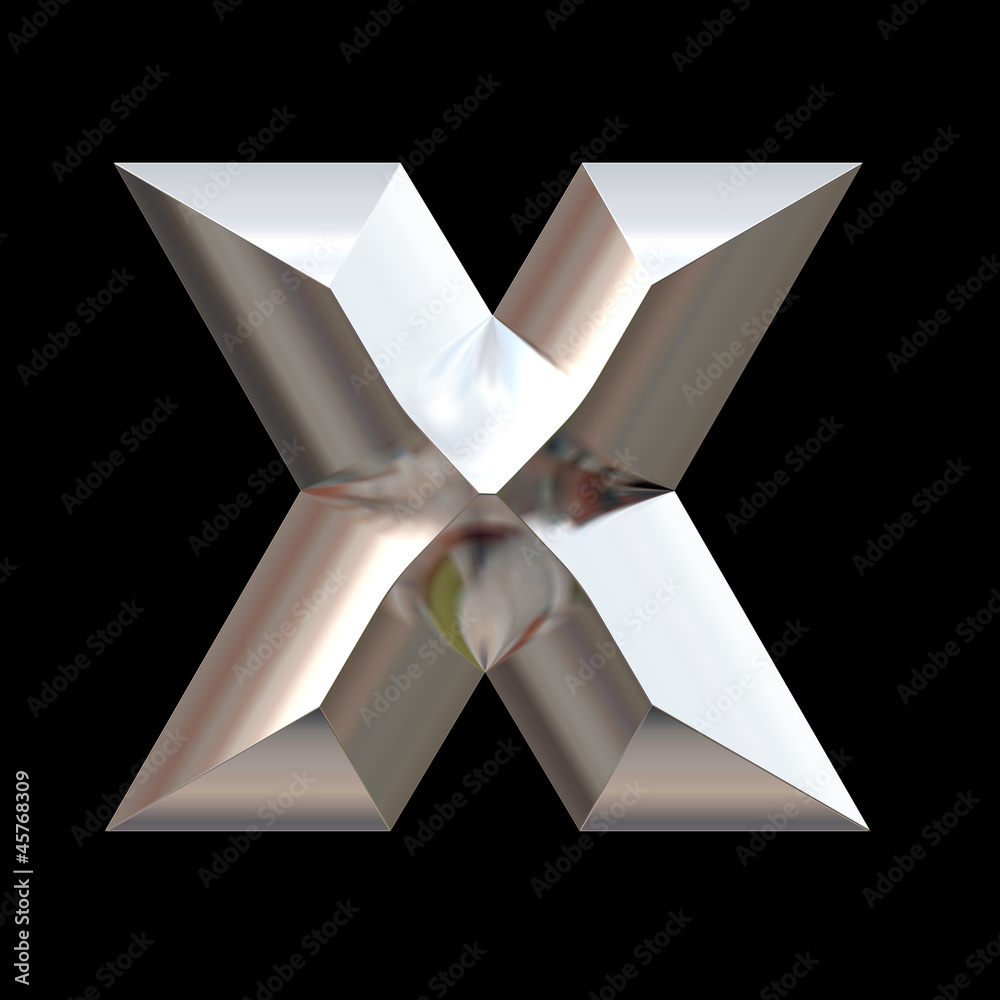 chrome x symbol Stock Illustration | Adobe Stock