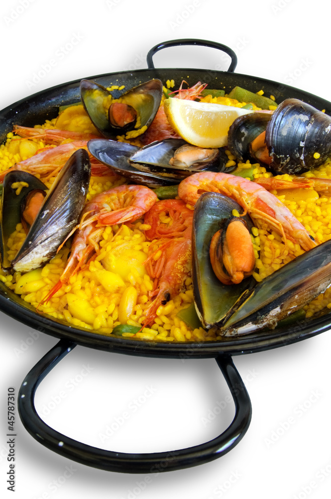 Paella Valenciana Plating